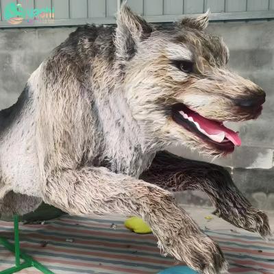 China Movable and sound-producing silicone fur animals for festive events and parties for sale