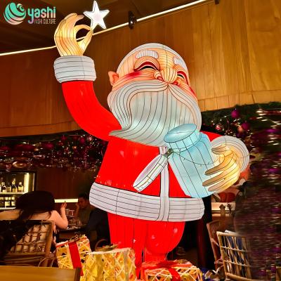 China Handmade Christmas-themed lanterns in the shape of Santa Claus for festival party decorations for sale