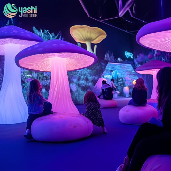 Quality Detachable Light-Up Mushroom Lanterns for Amusement Parks and Events for sale