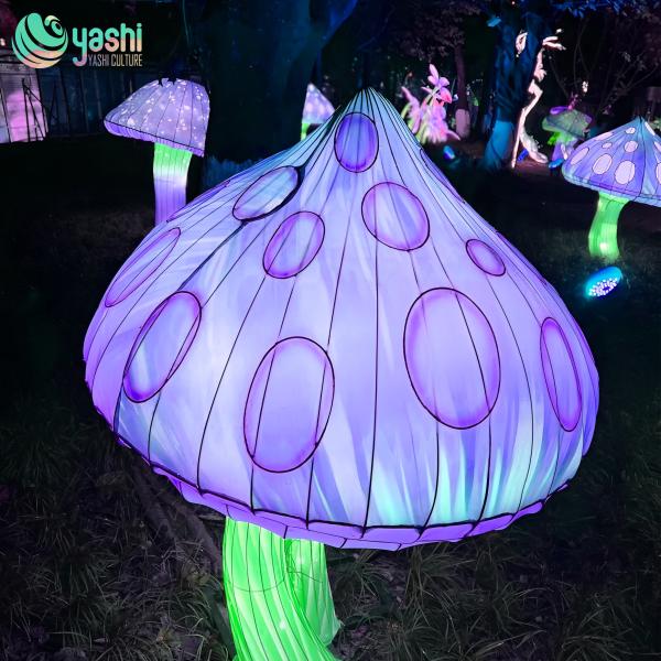 Quality Detachable Light-Up Mushroom Lanterns for Amusement Parks and Events for sale