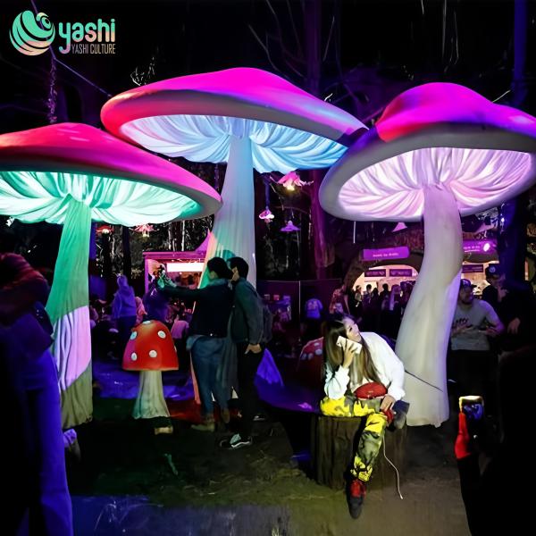 Quality Detachable Light-Up Mushroom Lanterns for Amusement Parks and Events for sale