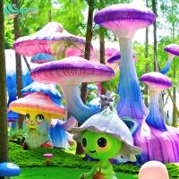Quality Detachable Light-Up Mushroom Lanterns for Amusement Parks and Events for sale
