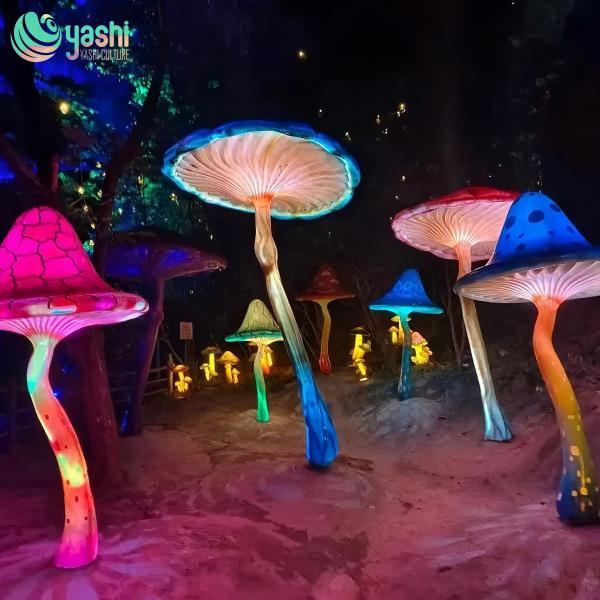 Quality Detachable Light-Up Mushroom Lanterns for Amusement Parks and Events for sale