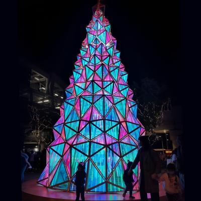 China Giant LED Christmas Tree Lights, Festive Decor for Shopping Malls, New Year Ornament Lights for sale