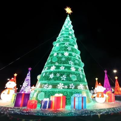 China Large Christmas Tree LED Holiday Lights Decoration for Mall New Year for sale