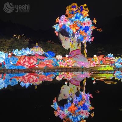 China Flower Fairy Chinese Traditional Lantern for Festival Exhibition for sale