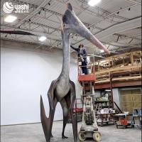 Quality Silicone Lifelike Pterodactyl Dinosaur Model Movable Electrically Powered for sale