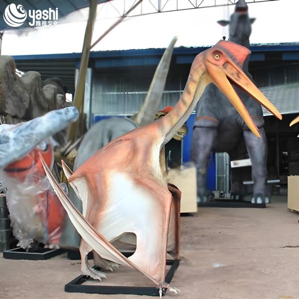 Quality Realistic Dinosaur Sculpture Animated Model for Jurassic Theme Park Decoration for sale