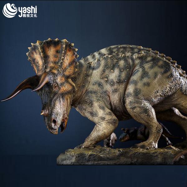 Quality Realistic Dinosaur Sculpture Animated Model for Jurassic Theme Park Decoration for sale
