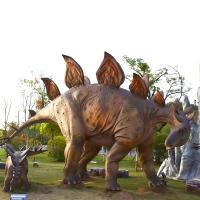 Quality Silicone Animation Large Dinosaur Sculpture Weather Resistant For Park for sale