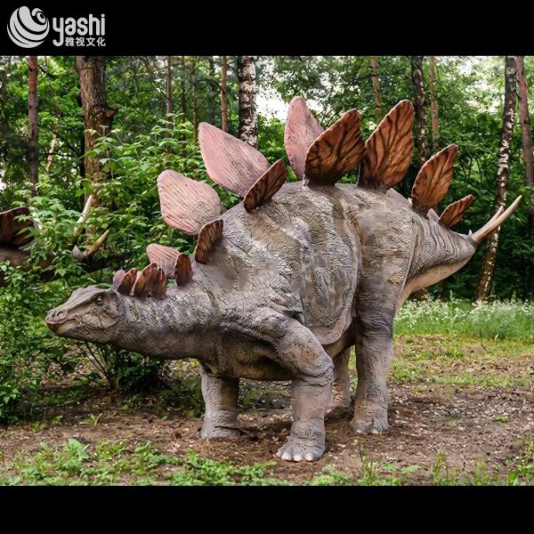 Quality Silicone Animation Large Dinosaur Sculpture Weather Resistant For Park for sale