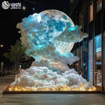 China Large Planet Outdoor Decorative Light Customizable 4-8 Meters for sale