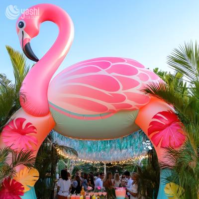 China Cartoon Inflatable Arch Balloon Flamingo for Party Wedding Decorations for sale