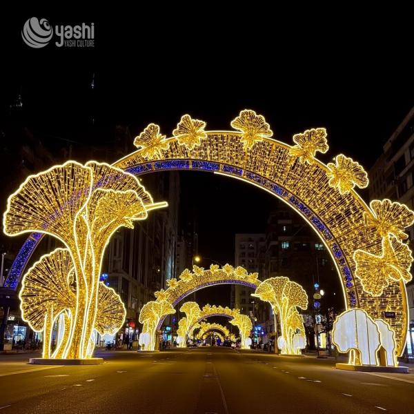 Quality Large Archway Light Fixture Customizable For New Year Party Wedding Decor for sale