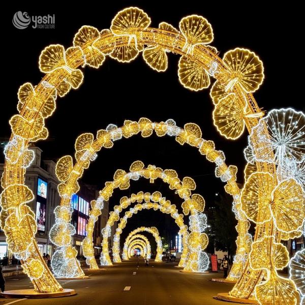 Quality Large Archway Light Fixture Customizable For New Year Party Wedding Decor for sale