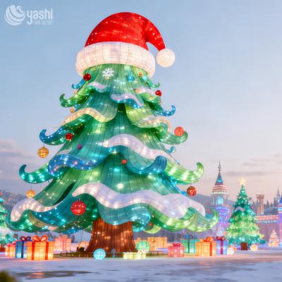 China High-Quality Christmas Tree Lanterns for Large Shopping Mall Decorations and New Year Decor for sale