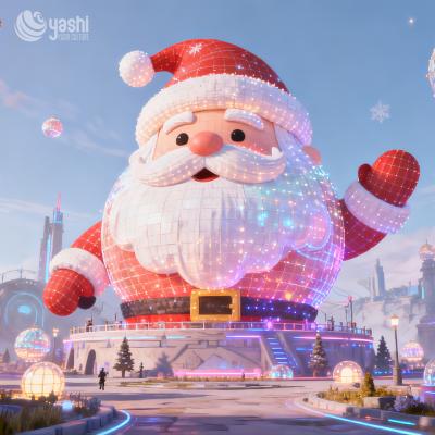 China Handcrafted Santa Claus Lanterns - LED Outdoor Lighting Fixtures for Large Shopping Mall Decoration for sale