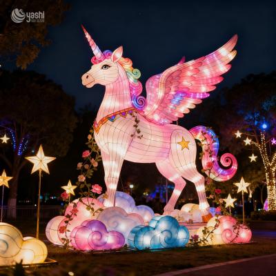 China Traditional Chinese Festival Lantern - Unicorn Lantern for New Year Decoration for sale
