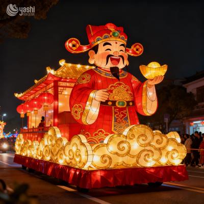 China Large New Year Decorative Lanterns for Chinese New Year Parade Floats and Festival Boats for sale