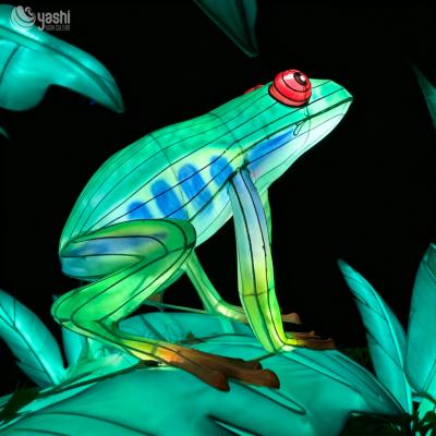 China Handmade Frog LED Lantern - Halloween Valentine Thanksgiving Home Decor for sale