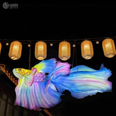 China Handmade LED Fish Lantern - Easter Thanksgiving Outdoor Aquarium Decor for sale