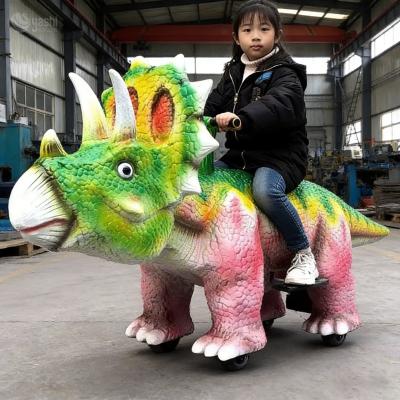 China Wholesale Animated Dinosaur Model Electric Ride for Shopping Mall Theme Park Interactive Playground for sale