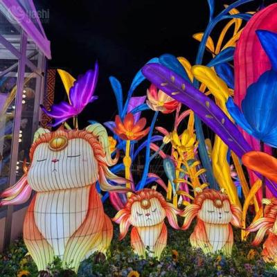 China Custom Shan Hai Jing Cute Beast Lantern | Large Cartoon Animal Light for Festival & Event Decoration for sale
