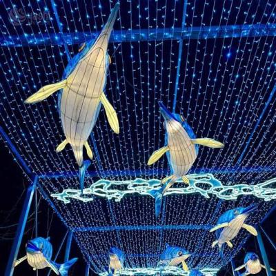 China Customized Marine-themed Lantern Tunnel - Complete Outdoor Lighting Festival Project Solution for sale
