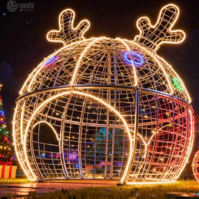 China Outdoor LED Christmas Tunnel Arch Sculpture for Shopping Malls, Hotels, Plazas & Parks Lighting Decoration for sale