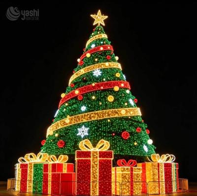 China Giant LED Christmas Tree Lantern, Outdoor Weatherproof Lighting Solution for Theme Park for sale