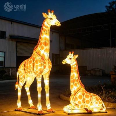 China Giant Giraffe Animal LED Lanterns, Waterproof Outdoor Decorations for Light Festivals, Zoos, Parks, Malls & Holiday Shows for sale
