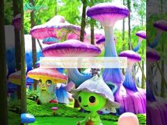 Detachable And Brightly Colored  Floral Lanterns For Amusement Parks And Events