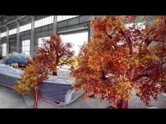 Outdoor LED Lighted Artificial Tree Waterproof For Exhibition Halls