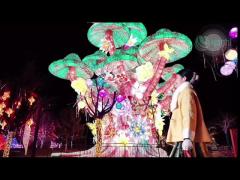 Large LED Chinese Festival Lanterns for Outdoor Light Shows and Christmas Decor