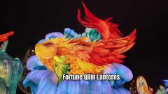Qilin Lantern Set Fortune Decor