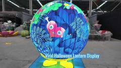 Traditional Oriental Dragon Light Installation for Festival Shows