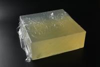 China Diaper Pressure Sensitive Hot Melt Adhesive Block type Light Yellow for sale