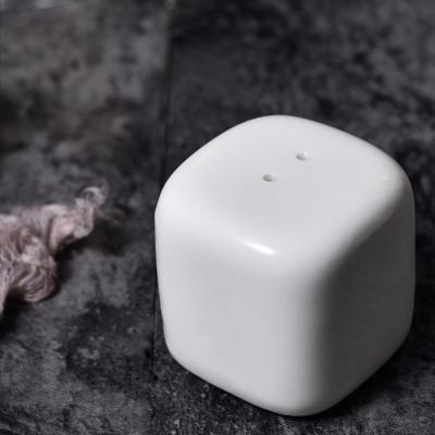 Cina Agitatori di pepe e di sale ceramici bianchi in vendita