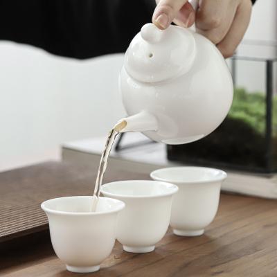 Cina Accessori ceramici bianchi delle stoviglie della teiera della bolla della porcellana di FDA UE LFGB in vendita