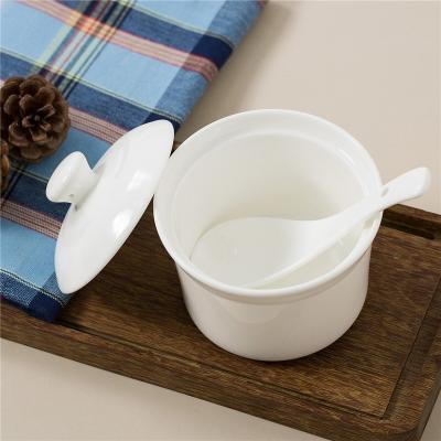Cina Ciotola ceramica impermeabile senza piombo del ristorante con il coperchio in vendita