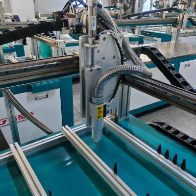 China Three axis Glue Dispensing Robot designed to improve LED flood light assembly processes through accurate and adhesive application technology for sale