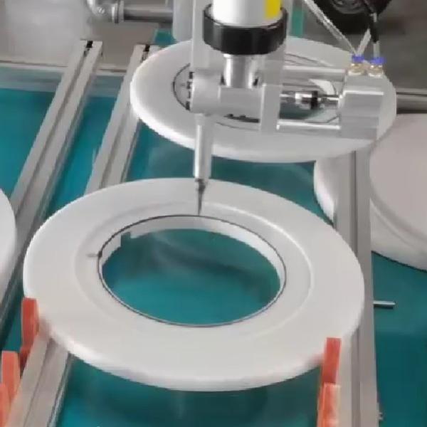 Quality 220V 3 Axis Dispensing Robot 600*600MM Glue Dispensing Systems 500mm/sec for sale