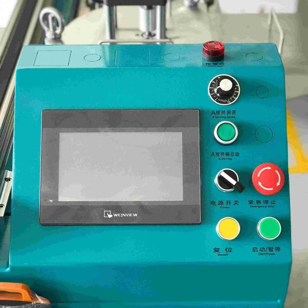 Quality PLC Control Automated Epoxy Dispenser 350KG Automatic Glue Dispensing Machine for sale