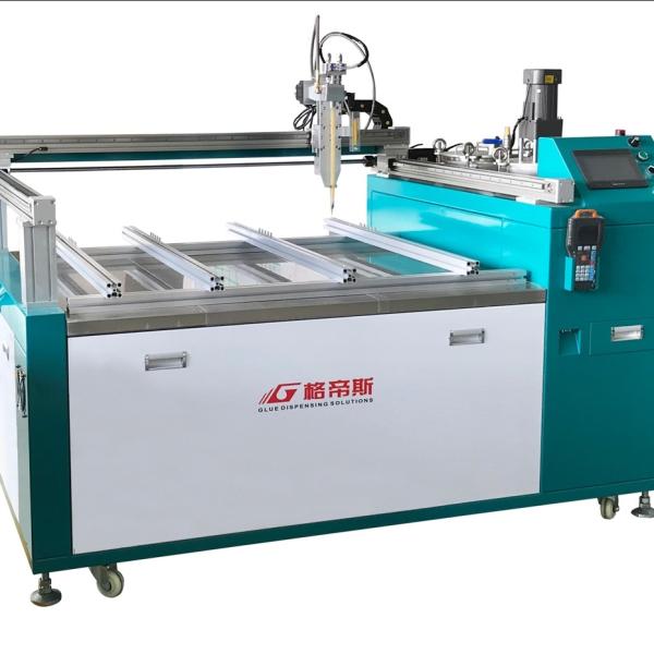 Quality AB Glue Potting Machine 1680x1200x1600mm Robotic Glue Dispenser For Smart Lock Case for sale