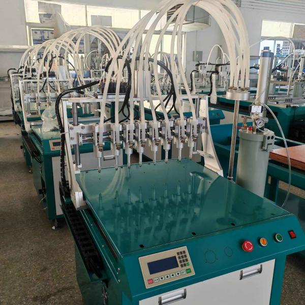 Quality Multi Heads Glue Dispensing Robot 220V Automated Adhesive Dispenser 600*600MM for sale