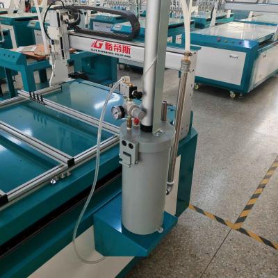 China Automatic Glue Dispensing Robot equipped with six heads for glue dispensing on back lit panel light production processes for sale