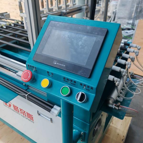 Quality T8 Glass Tube Automatic Glue Dispenser 0.5Mpa - 0.8Mpa Adhesive Dispensing Robot for sale