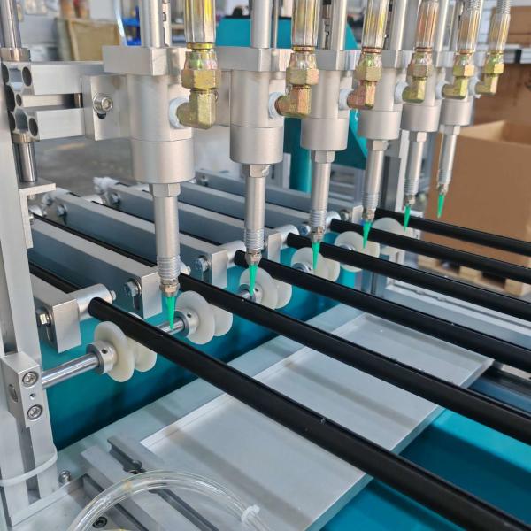 Quality T8 Glass Tube Automatic Glue Dispenser 0.5Mpa - 0.8Mpa Adhesive Dispensing Robot for sale