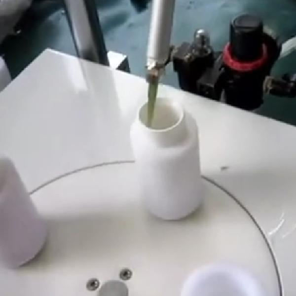 Quality Four Station Industrial Glue Dispensers round Adhesive Dispensing System For T8 for sale