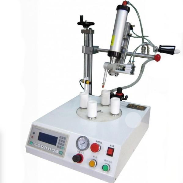 Quality Four Station Industrial Glue Dispensers round Adhesive Dispensing System For T8 for sale